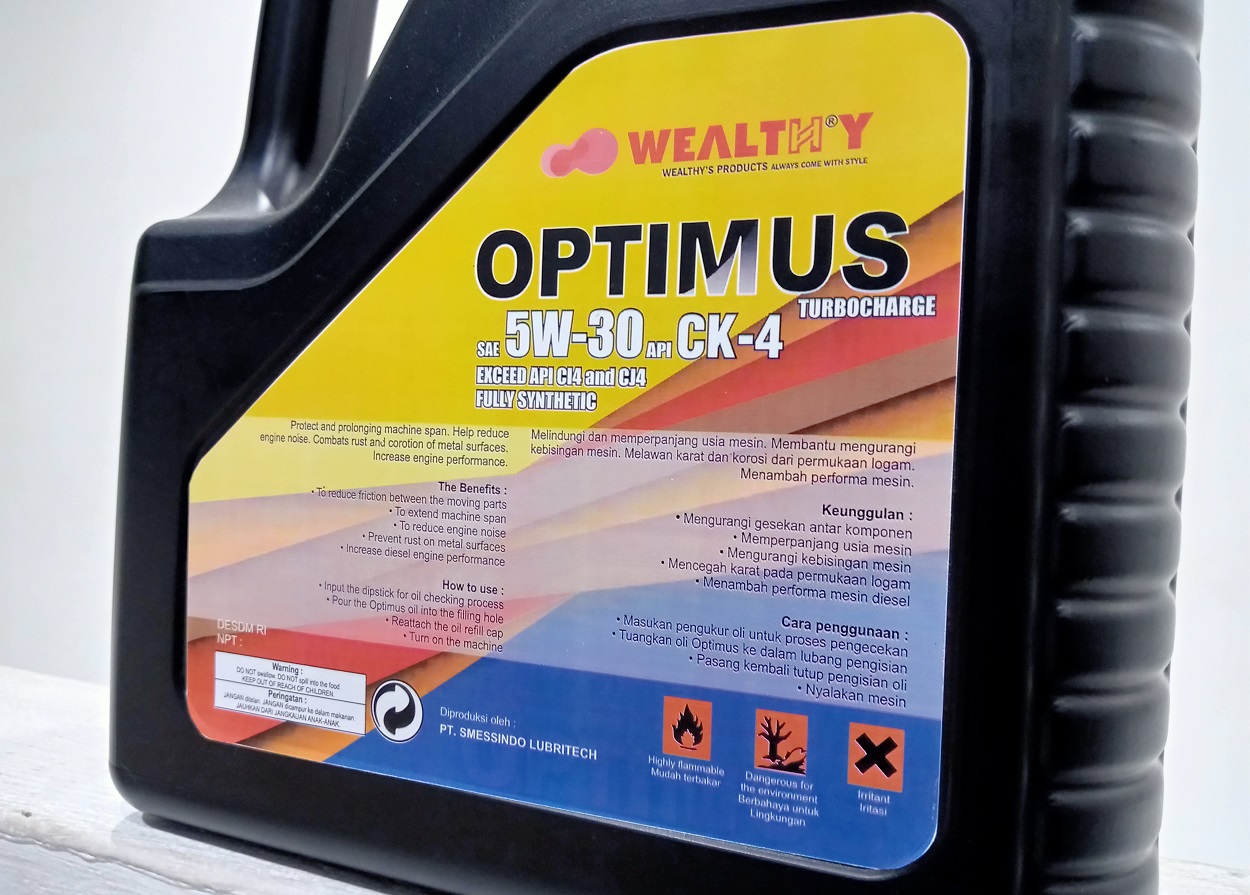 Wealthy Rilis Oli Mesin Diesel Optimus CK4 SAE 5W-30 Full Synthetic, Ini Kelebihannya – Page 2 ...