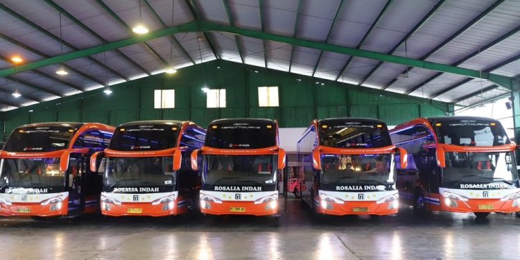 PO Rosalia Indah Rilis 5 Bus Baru Edisi Terbatas, Pakai Bodi Skylander R22 – Mobil Komersial